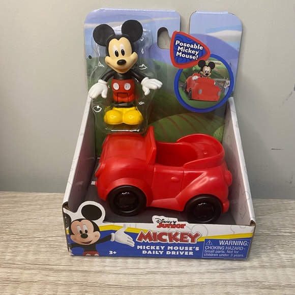 Disney | Toys | Disney Junior Mickey On The Move Vehicle Poseable ...